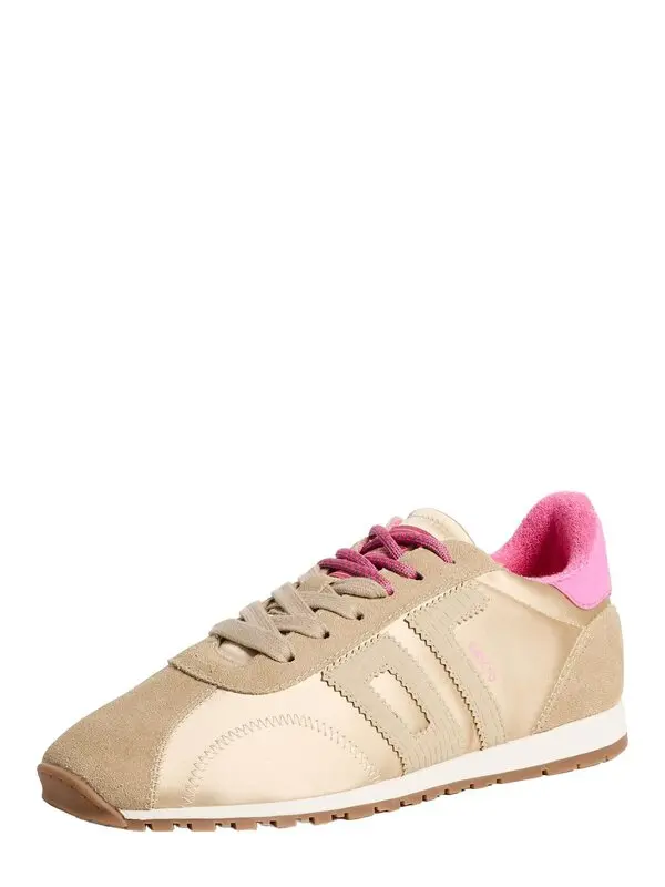 BACK 70 Satin Sneakers - Beige