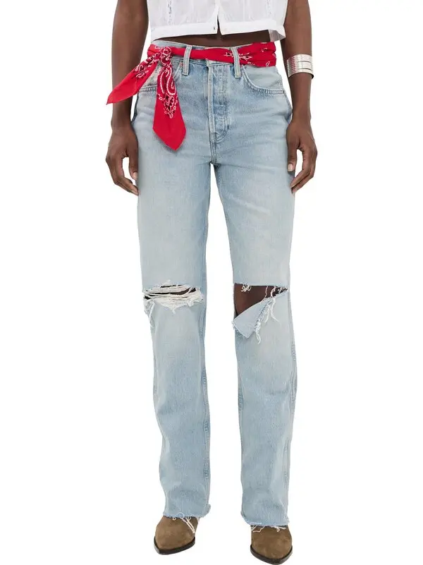 RE/DONE 90s High Rise Loose Jeans - Silver Springs