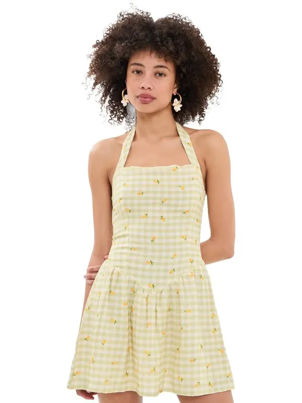 RESA Sutton Mini Dress - Zest