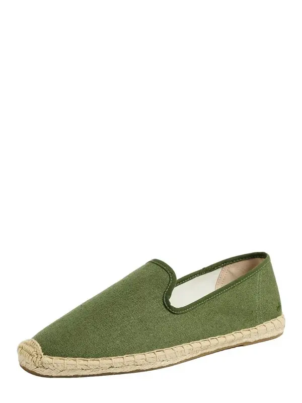 Soludos The Smoking Slipper Espadrilles - Olive Green