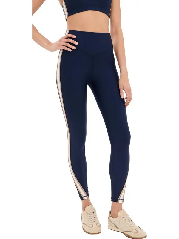 The Upside Toscan 25in High Midi Pants - Navy