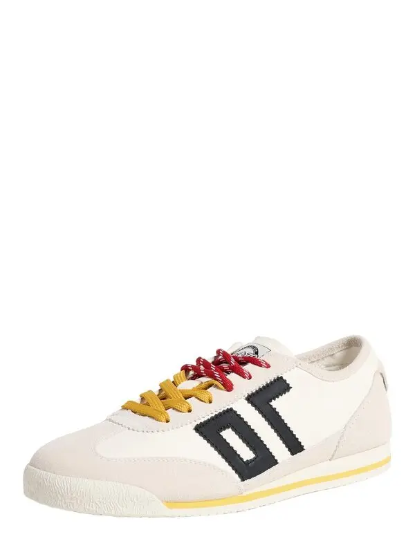 BACK 70 Leon Suede Sneakers - White Black