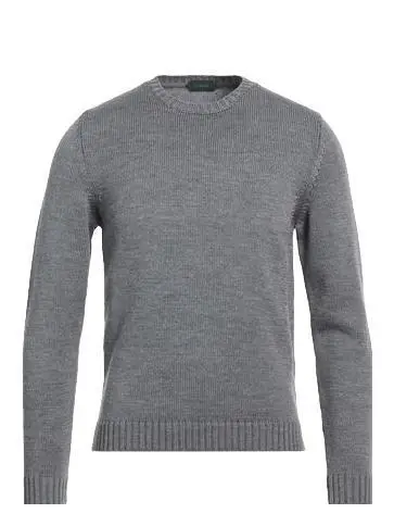 ZANONE Virgin Wool Crewneck Sweater - Grey