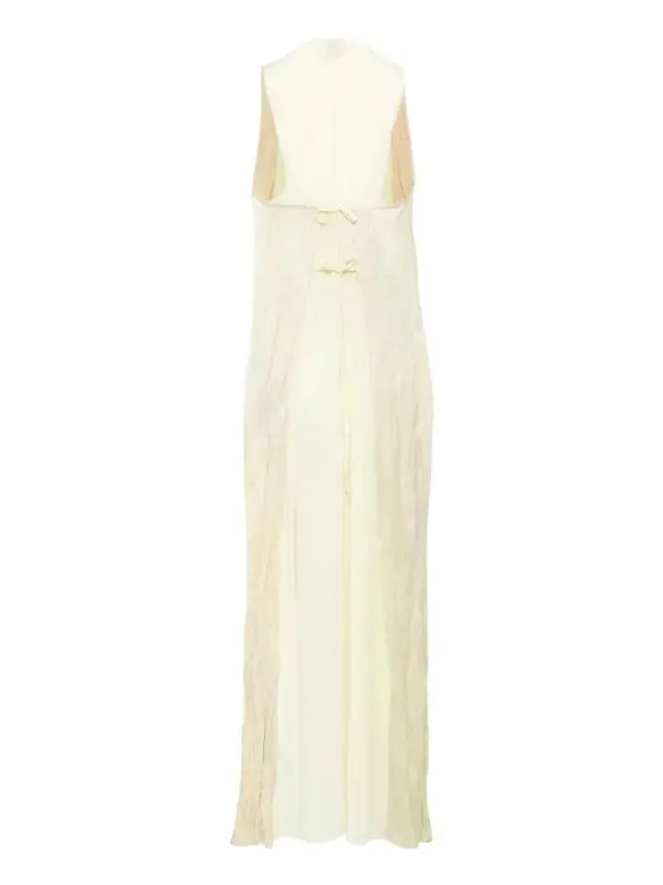 ALYSI V-neck Maxi Dress - Neutrals