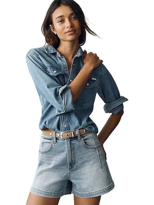 PISTOLA Aoki Denim Shorts - Terrace