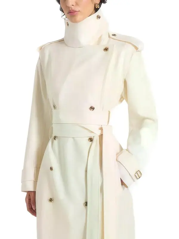 Manière De Voir Esther Trench Coat - Neutrals