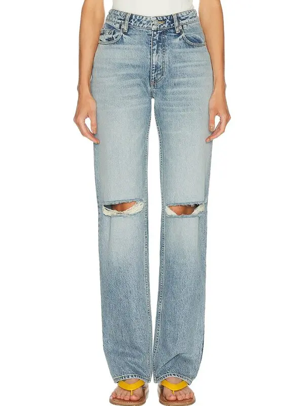 EZR Cigarette Straight Leg Jeans - Echo Blue