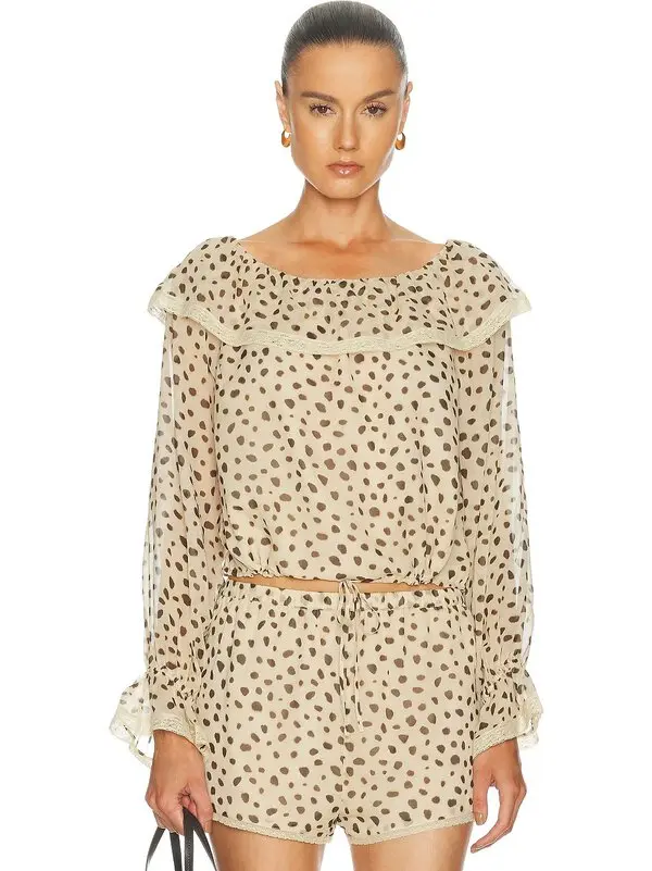 Posse Priscilla Blouse - Cheetah
