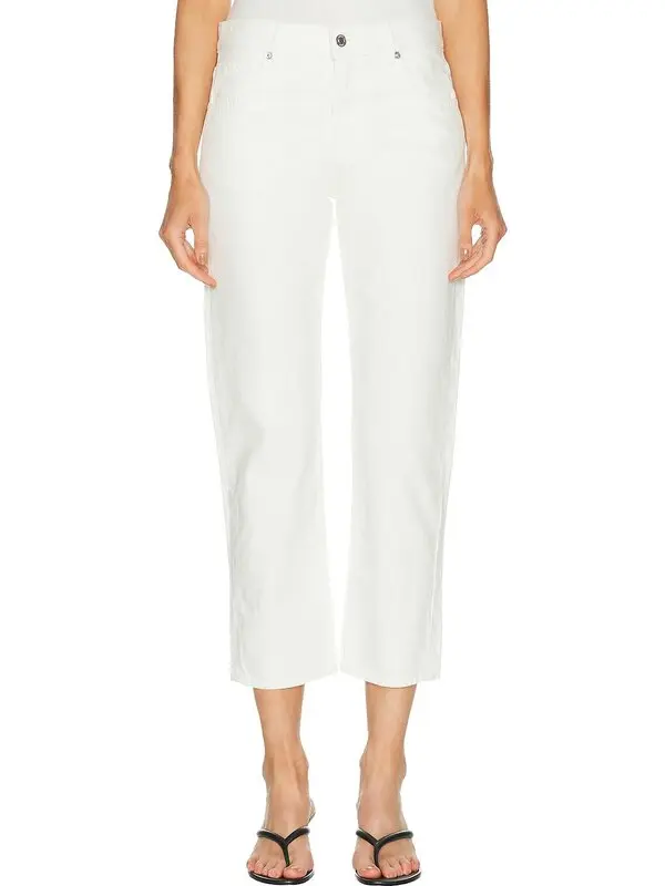 NILI LOTAN Lorimer Straight Leg Trousers - Cream