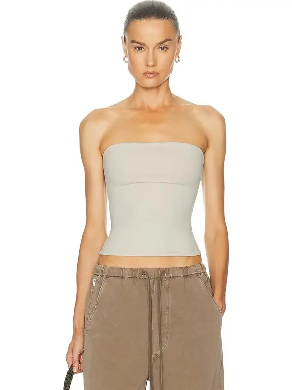 GRLFRND Tube Top - French Grey