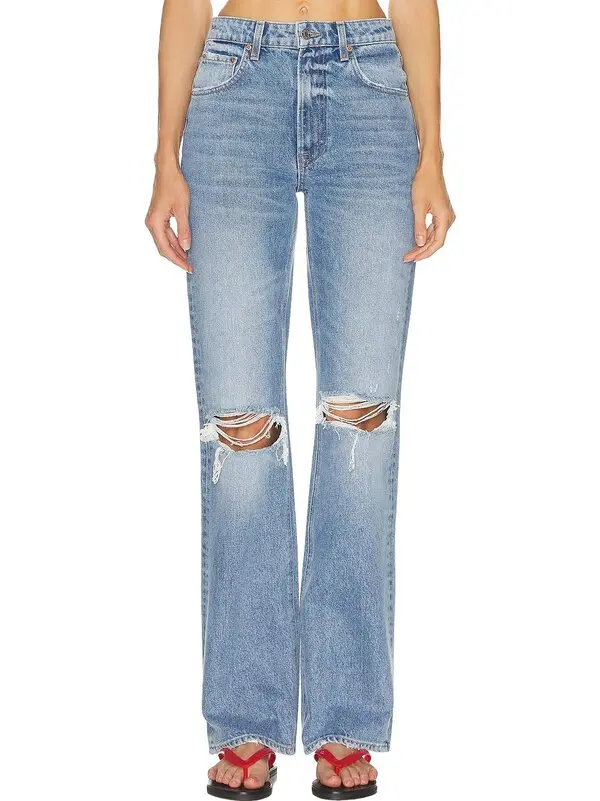 GRLFRND Melanie High Rise Bootcut Jeans - Doheny Dr