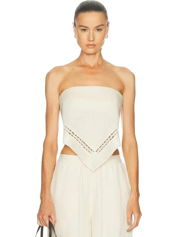 Simkhai Lahni Bandana Top - Sand