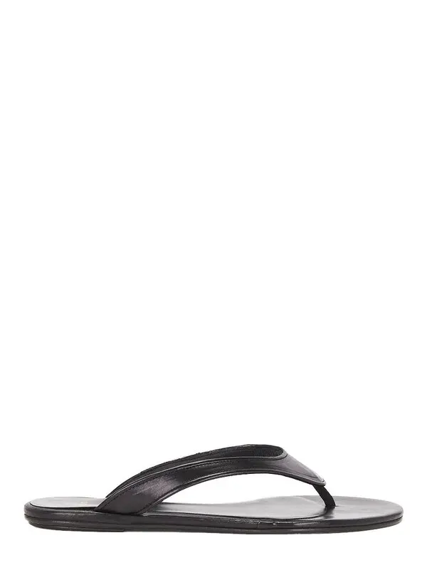 JUDE Rue Sandal - Black Leather