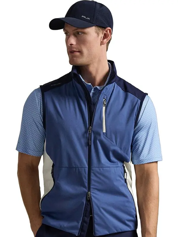 Ralph Lauren Packable Water-repellent Vest - Old Royal Multi