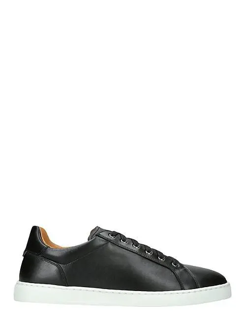 Magnanni Costa Leather Trainers - Black