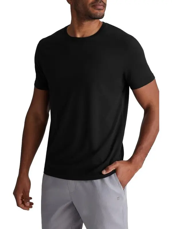 Tommy John Second Skin Crewneck T-shirt - Black