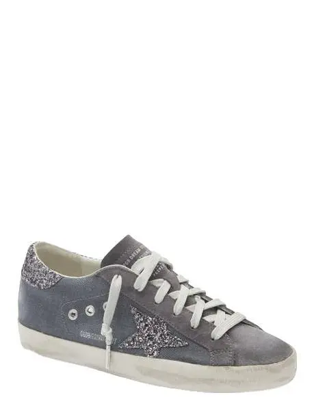 GOLDEN GOOSE Super-star Low Top Sneaker - Grey