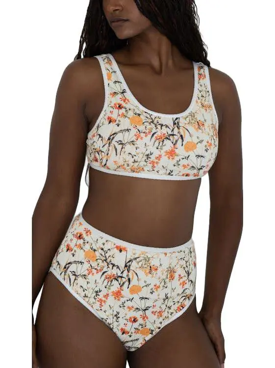 Geode Swimwear Sandstone Tankini Top - Orange