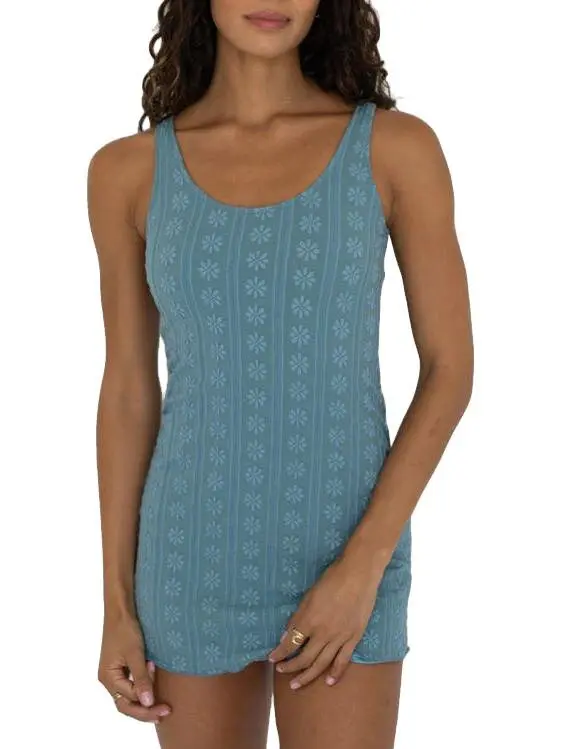 Geode Swimwear Topaz Scoop Neck Swim Dress - Blue