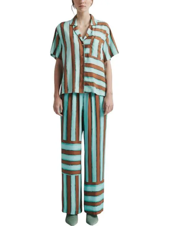 ROMY Reese Shirt - Candy Stripe