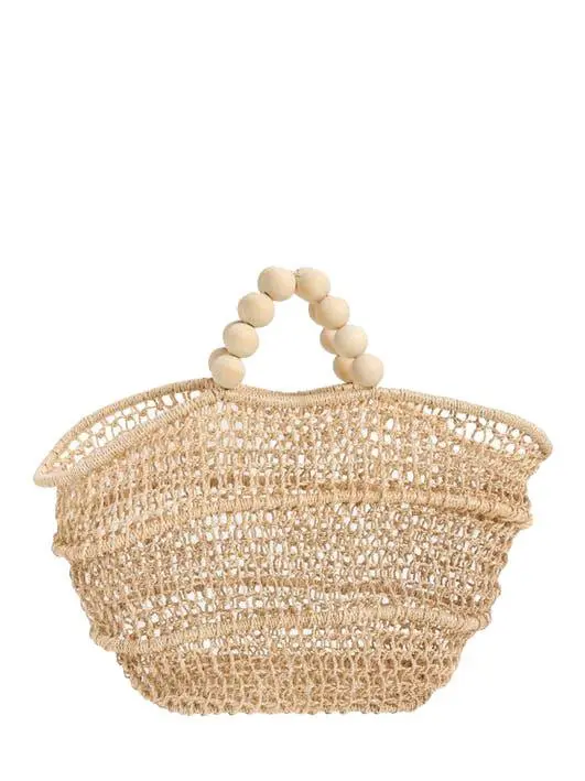 Poolside The Comporta Straw Tote - Sand