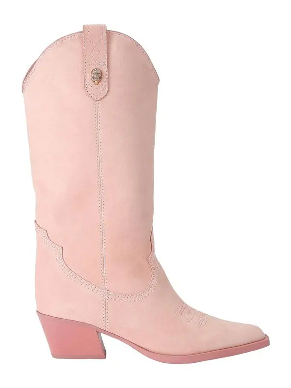 Kurt Geiger Kiss Western Boot - Light/pastel Pink