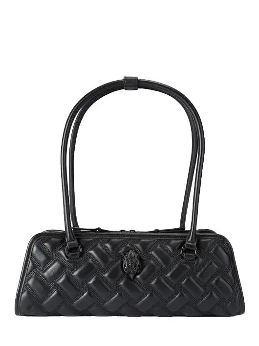 Kurt Geiger Kensington Quilted Shoulder Bag - Black