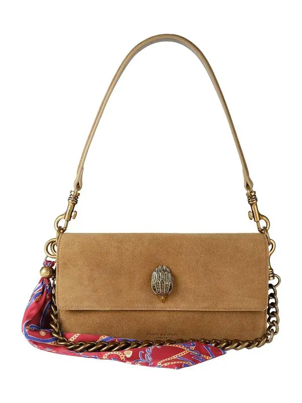 Kurt Geiger Sloane Soft Shoulder Bag - Tan