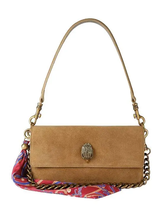 Kurt Geiger Sloane Soft Shoulder Bag - Tan