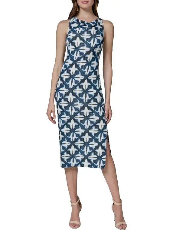Donna Karan New York Printed Midi Sheath Dress - Nightfall