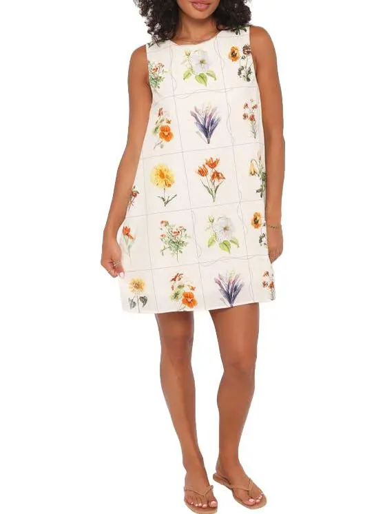 PETAL & PUP Elordi Floral Shift Minidress - Multi Flowers