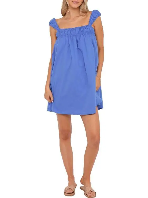 PETAL & PUP Helia Mini Dress - Cobalt Blue