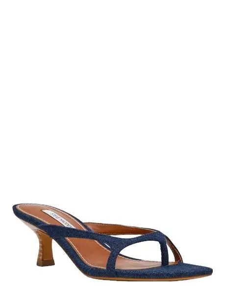 Steve Madden Briennna Thong Slide Sandal - Denim