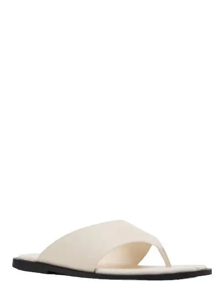 Steve Madden Illia Leather Flip Flop - Bone Leather