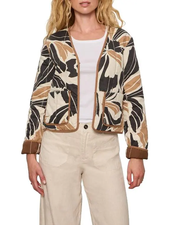 Sanctuary Soren Coco Cotton & Linen Jacket - Lotus Black