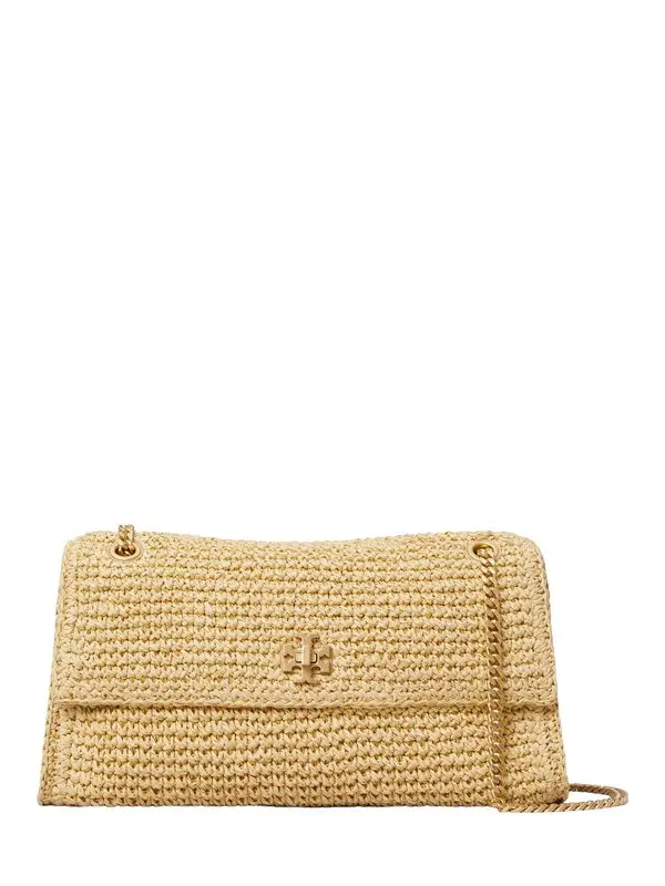 Tory Burch Kira Straw Shoulder Bag - Natural