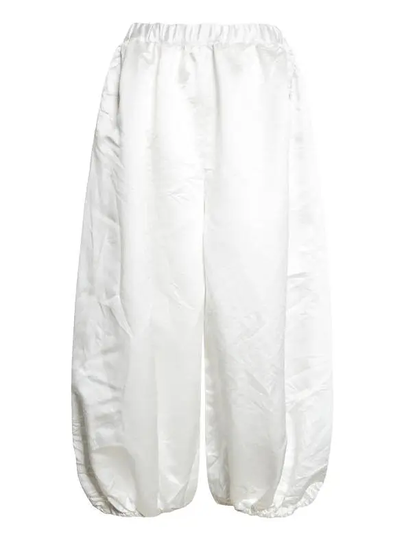 Comme Des Garçons Cropped Balloon Pants - White