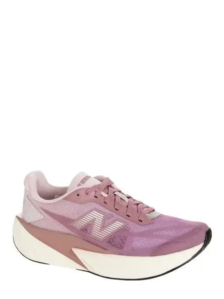 NEW BALANCE Fuelcell Rebel V5 Running Shoe - Stone Pink/rosewood