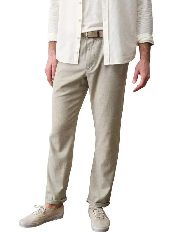Marine Layer Saturday Slim Straight Leg Chinos - Olive
