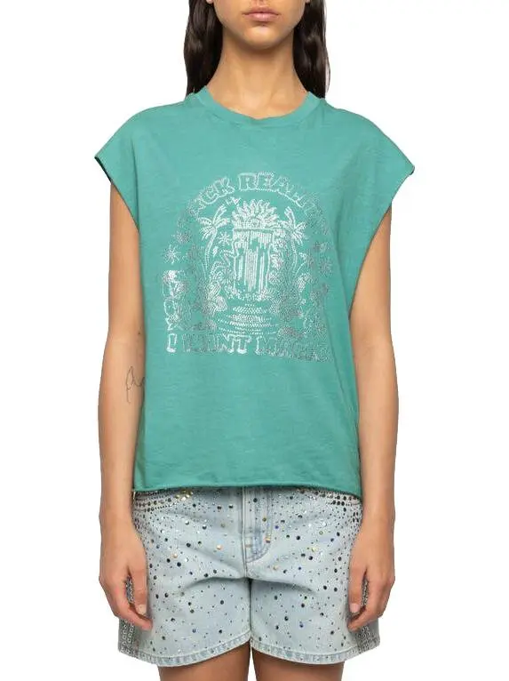 Zadig&Voltaire Cloe Embellished T-shirt - Borneo