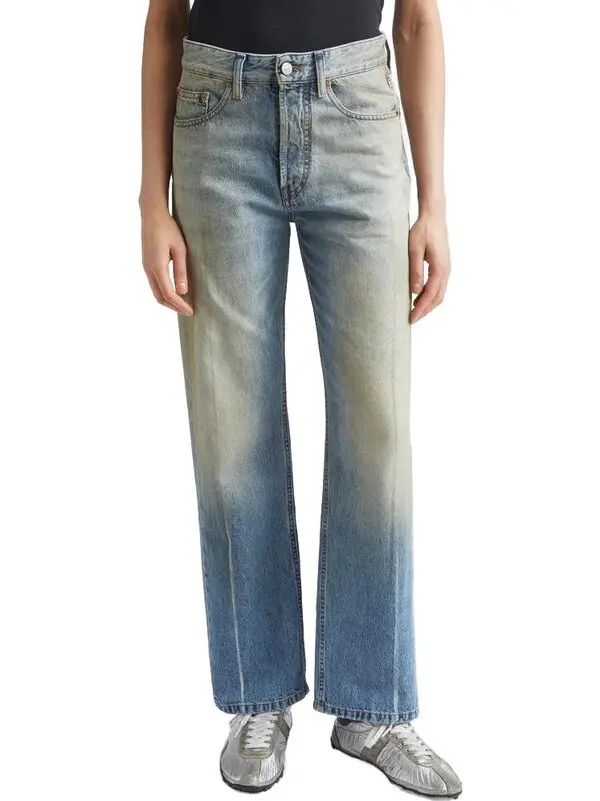 MAISON MARGIELA Straight Leg Jeans - Medium Blue