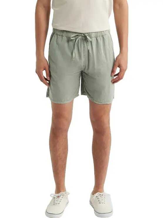 ALEX CRANE Air Organic Cotton Drawstring Shorts - Riverstone