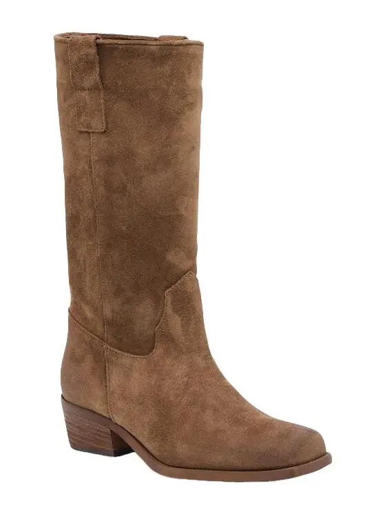 Dolce Vita Romie Western Suede Boots - Chocolate Suede