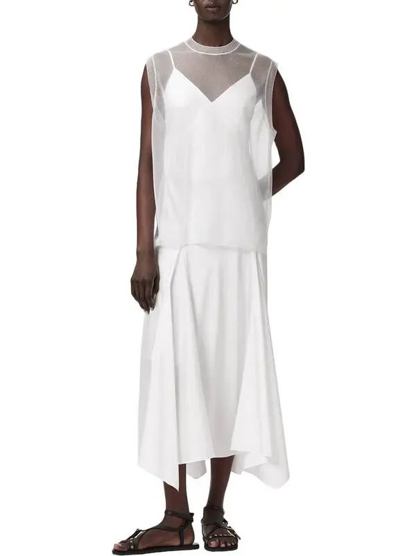 ALLSAINTS Ava A-line Dress - Chalk White