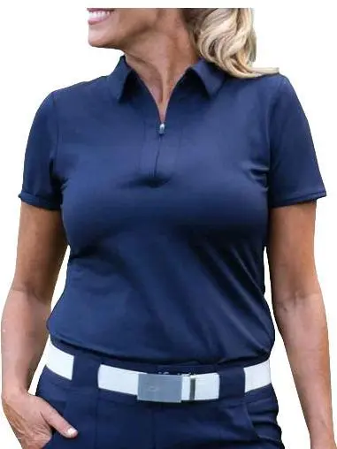 JOFIT Performance Golf Polo With Quarter-zip Closure - Midnight