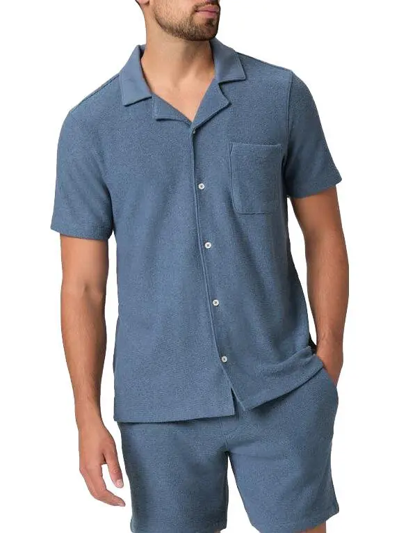Paige Oliver Terry Cloth Camp Shirt - Lakeside