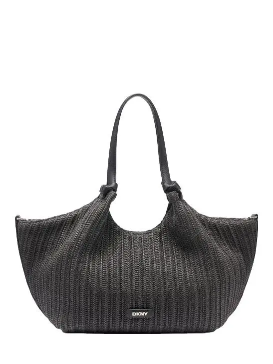 Dkny Paula Medium Tote Bag - Black/silver