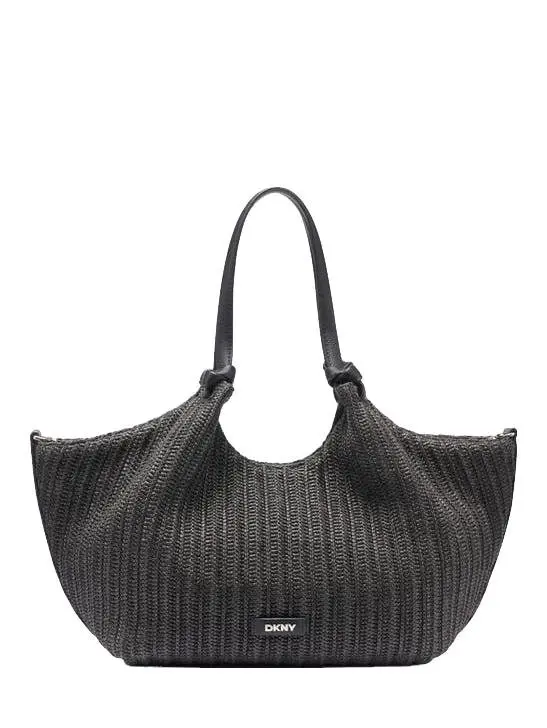 Dkny Paula Medium Tote Bag - Black/silver