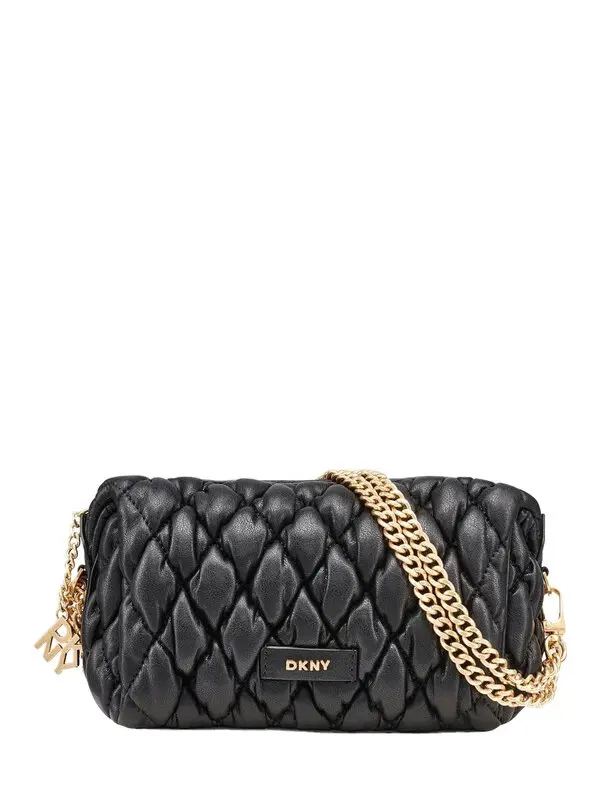 Dkny Raya Small Shoulder Bag - Black/gold