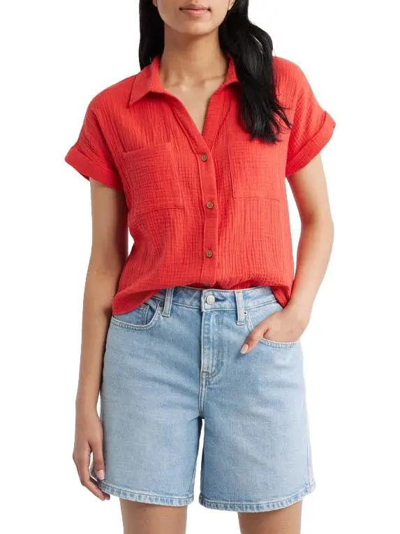 BEACHLUNCHLOUNGE Chicago Gauze Shirt - Koi